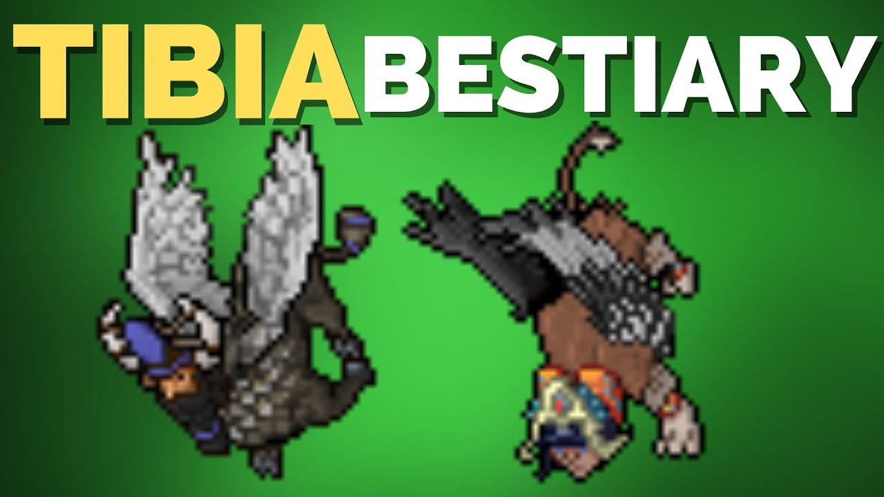 TIBIA BESTIARY Lamassu, Sphinx - Issavi - YouTube
