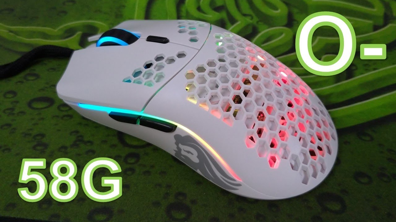 Glorious Model O- Minus Gaming Mouse Unboxing+Testing - YouTube