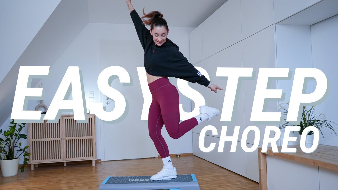 EasyStep Choreo | Push & Flieg | Step Aerobic mit Herausforderungen | 45 Minuten | April Part 1 ...
