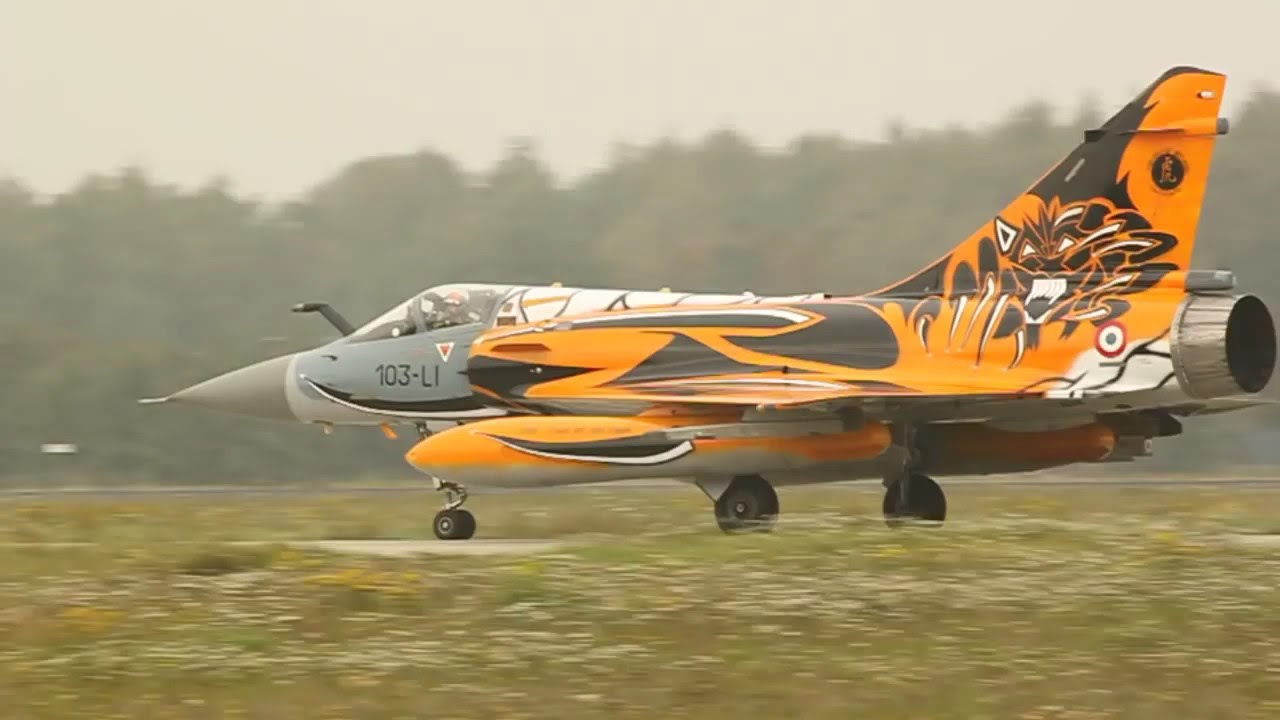 NATO tiger meet Volkel Mirage 2000C - YouTube