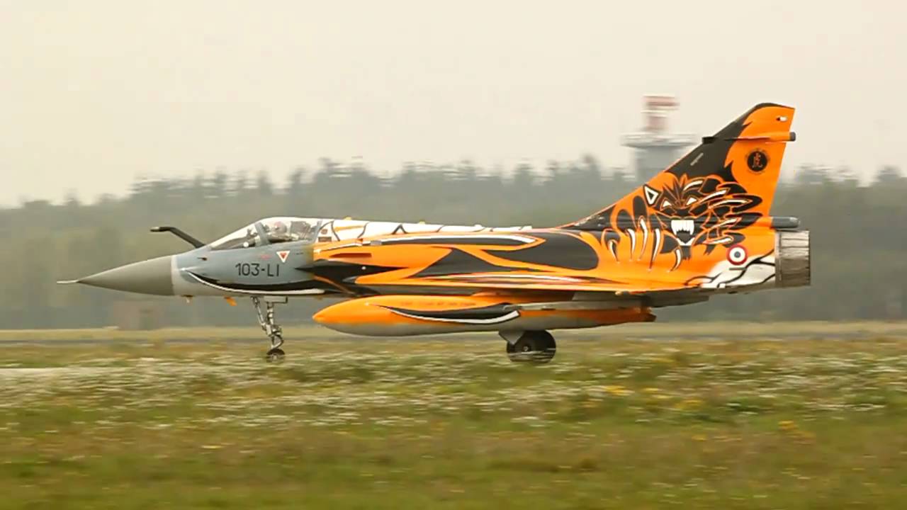 NATO tiger meet Volkel Mirage 2000C - YouTube