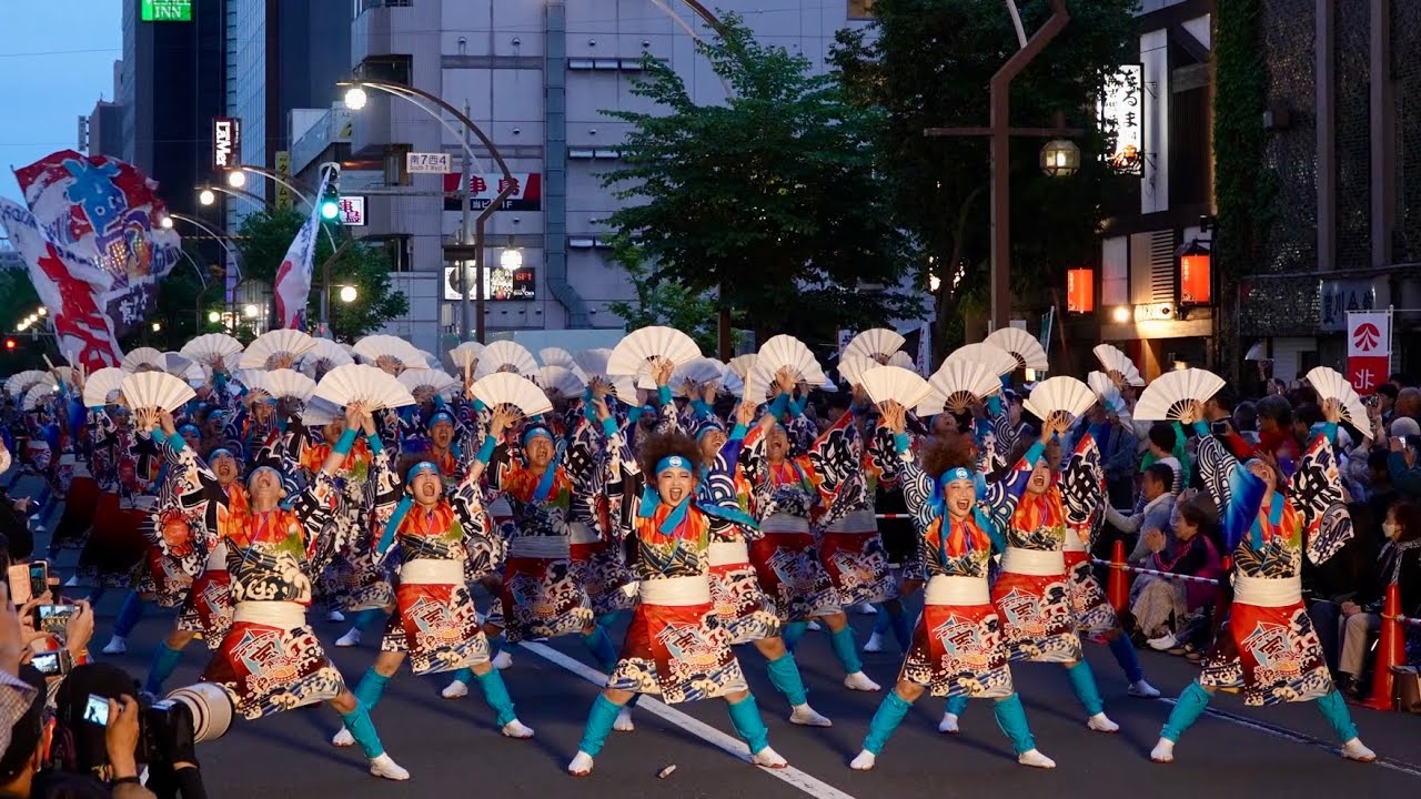 【4K】夢想漣えさし（第34回 YOSAKOIソーラン祭り 2025/FUNKY!すすきの第二会場） - YouTube