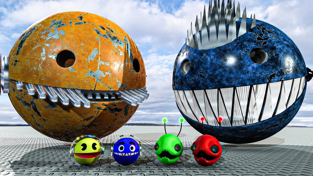 Pacman VS Pacman Alien use Yu-Gi-Oh papers fun figh Best Adventure ...