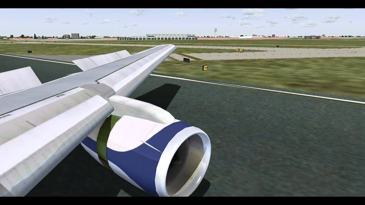 767-300 first class window view landing - YouTube