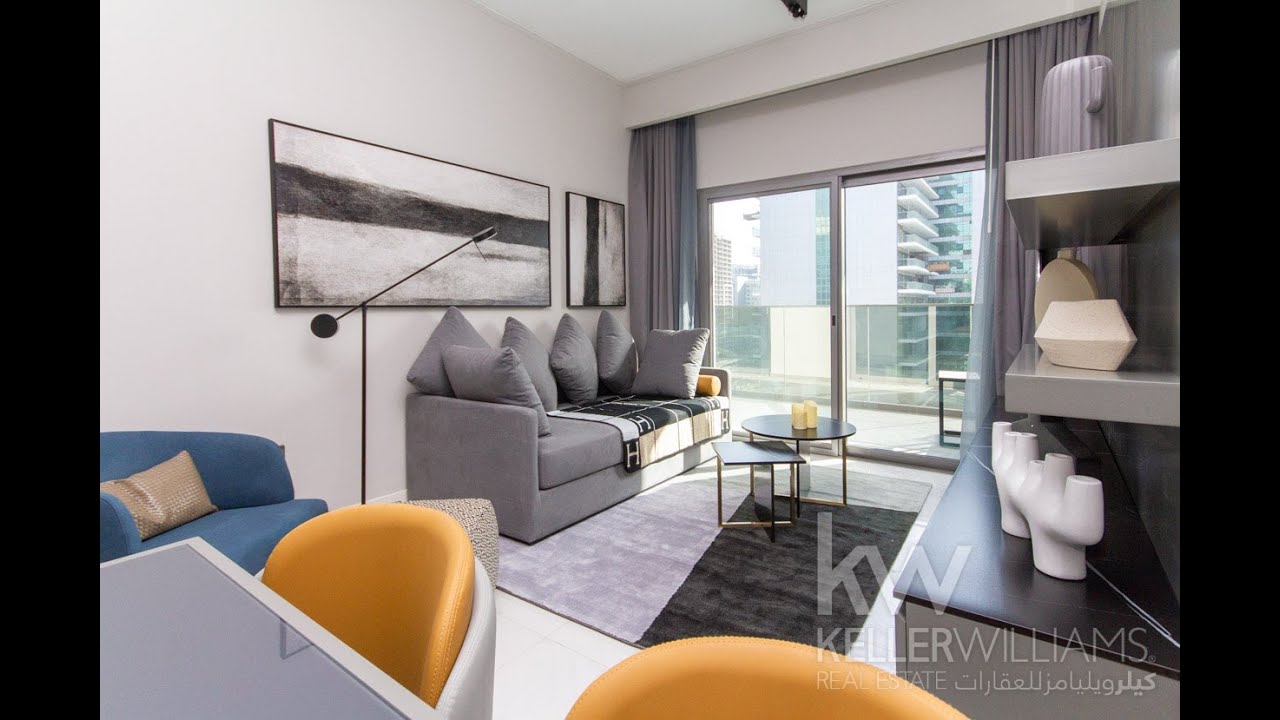 Furnished one bedroom apartment in Mag 318,Business Bay - YouTube