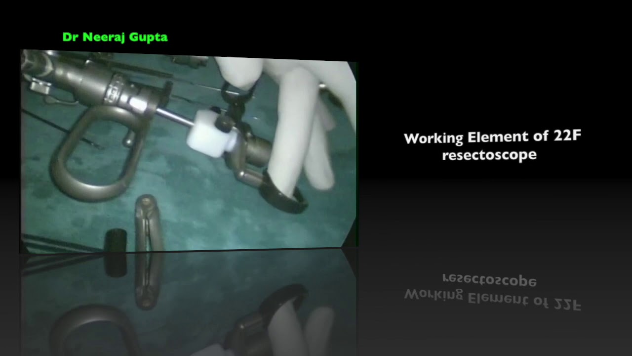 Resectoscopes 26F, 22F, 18.5F parts & Practical comparison - YouTube