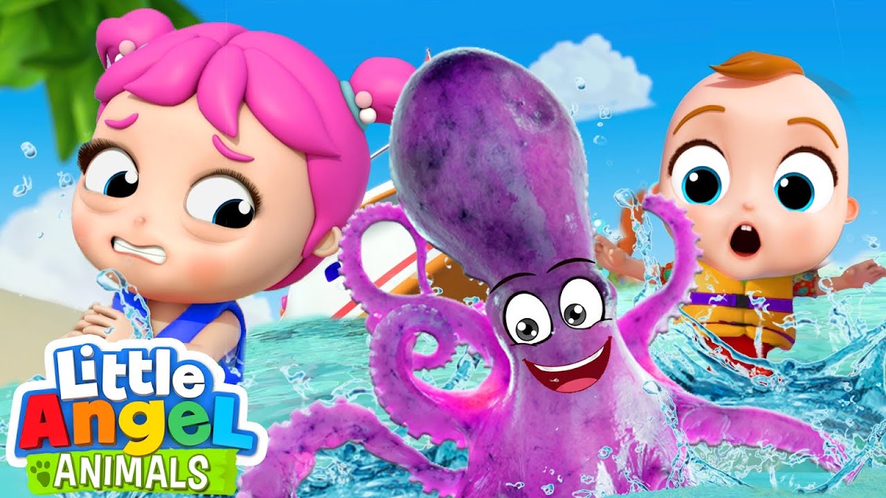 Ocean Song + More Fun Animal Sing Along Songs by Little Angel Animals ...
