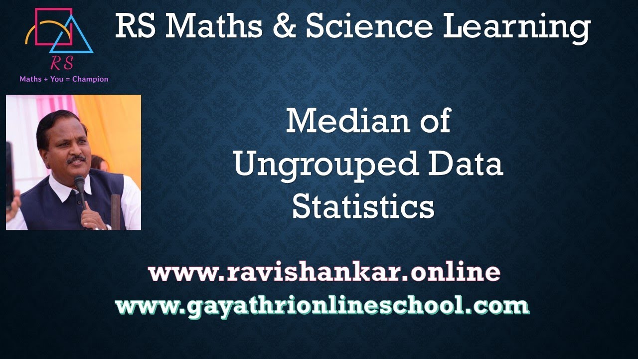 Median Of Ungrouped Data YouTube median-of-ungrouped-data-youtube