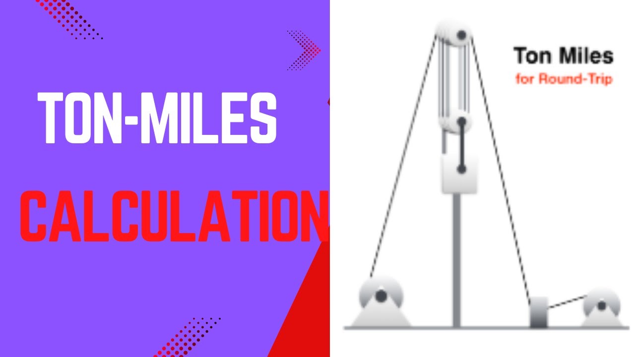Learn how to calculate Ton-Miles easily in Drilling - YouTube