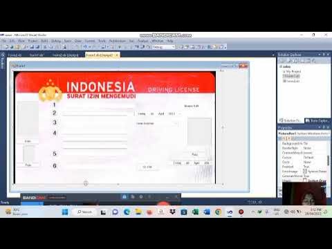 Tugas Visual Basic Net 2. Cara membuat Aplikasi Biodata Sederhana "SIM". - YouTube