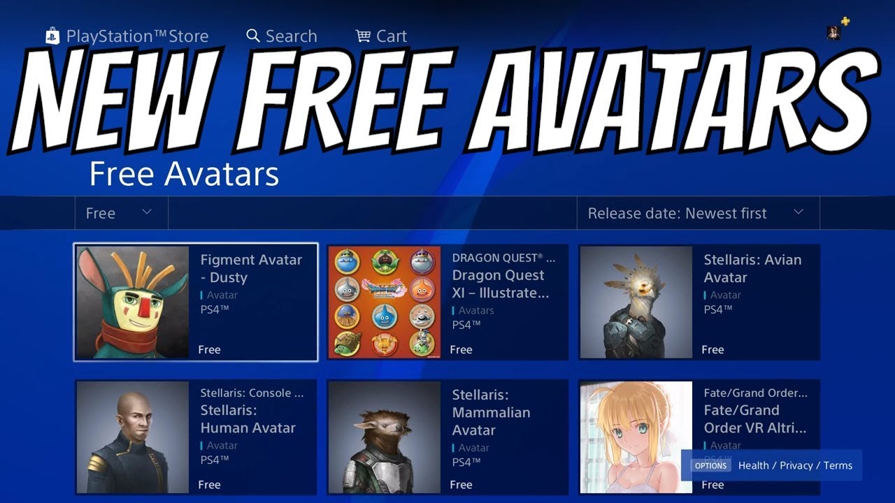 DELETE PS4 ADVERTISEMENTS & NEW FREE AVATAR - YouTube