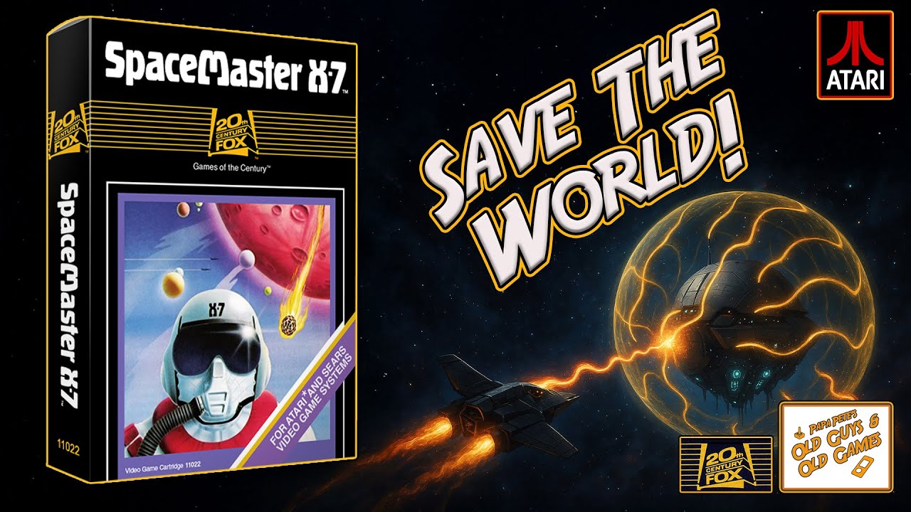 SpaceMaster X-7 by 20th Century Fox - Atari 2600 - Papa Pete's Old Guys ...