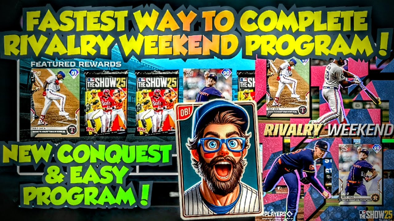 *NEW* FASTEST WAY TO COMPLETE THE MLB RIVALRY WEEKEND PROGRAM IN MLB ...