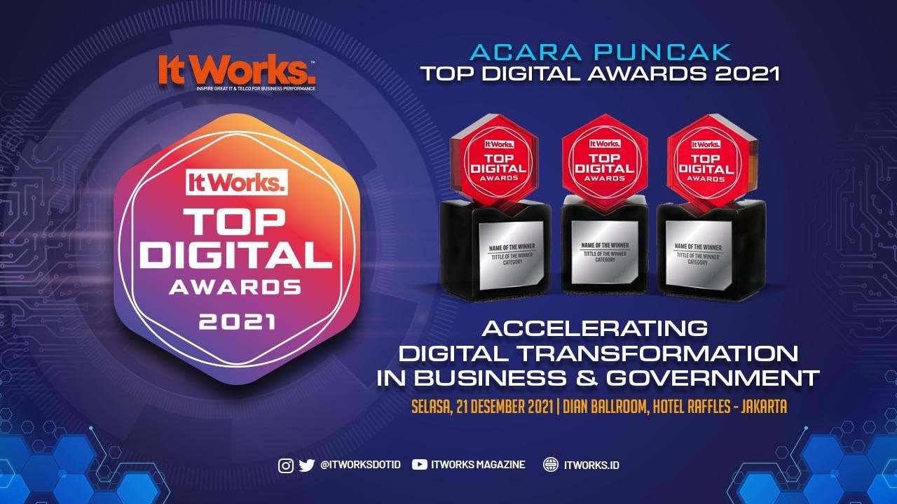 ACARA PUNCAK PENGHARGAAN TOP DIGITAL AWARDS 2021 (SESI 1) - YouTube