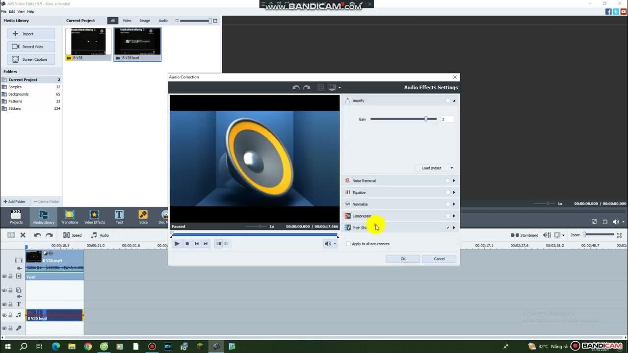 How To Make Loud Ear Bleep On AVS Video Editor - YouTube