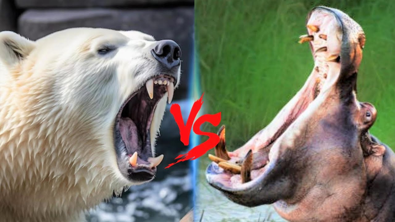 HIPPO VS POLAR BEAR - Polar Bear VS Hippo Who Would Win? - YouTube