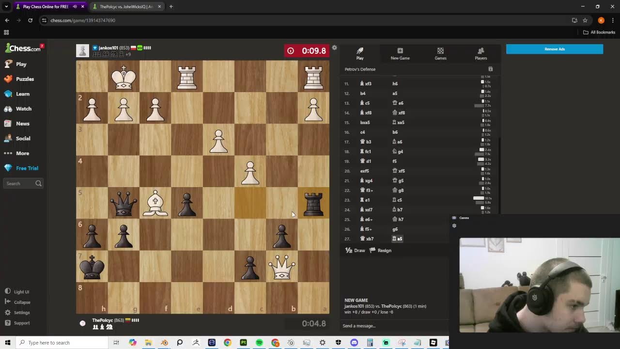 BULLET CHESS (Viewer games) - YouTube