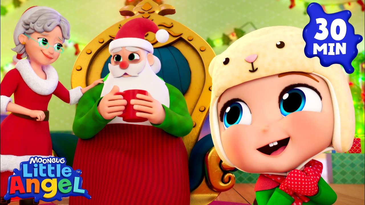 Santa's Helpers | Little Angel | Kids Songs and Nursery Rhymes ...