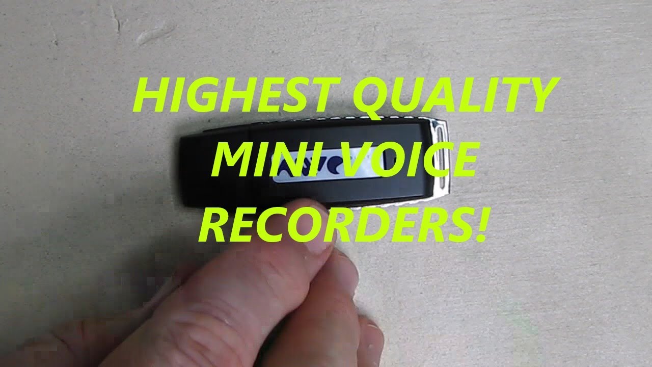 HIGH QUALITY DIGITAL Mini Voice Recorder REVIEW - YouTube