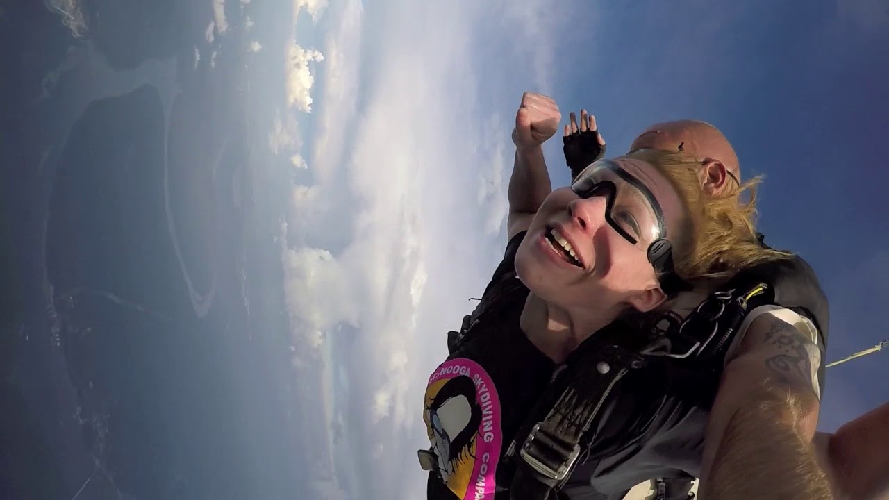 Tandem Skydive | Jordan from Chattanooga, Tn 2 - YouTube