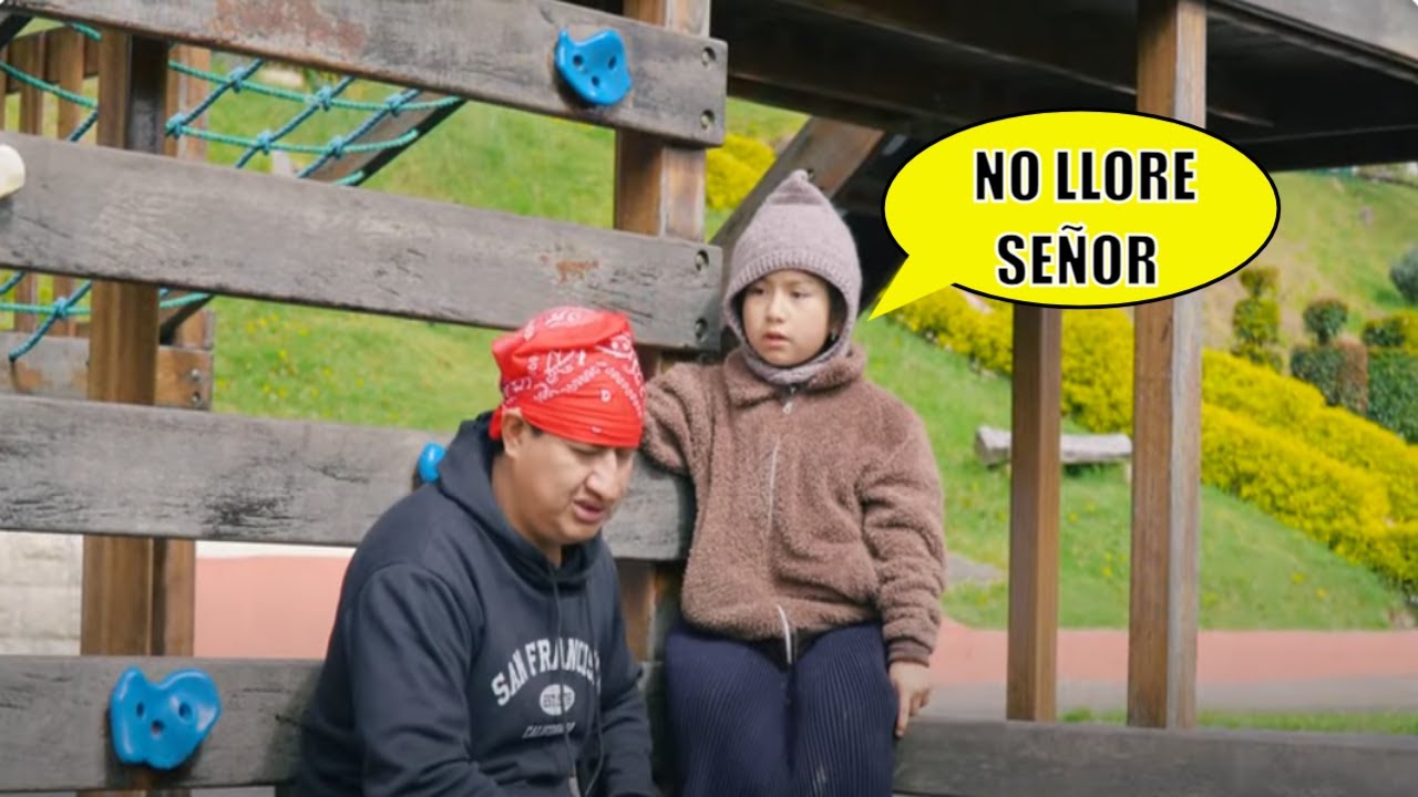 Este angel llego a la vida de este señor en el mejor momento para ...