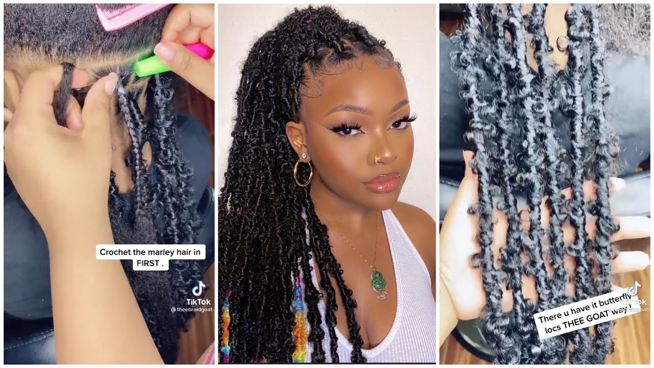 😱🦋 How To Do Perfect Butterfly Locs AT HOME | Easy & IG Ready 😍 2023 ...