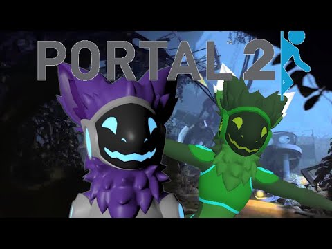 Two Protogens Play Portal 2 (and maybe Raft) on Caffeine (LIVE) - YouTube