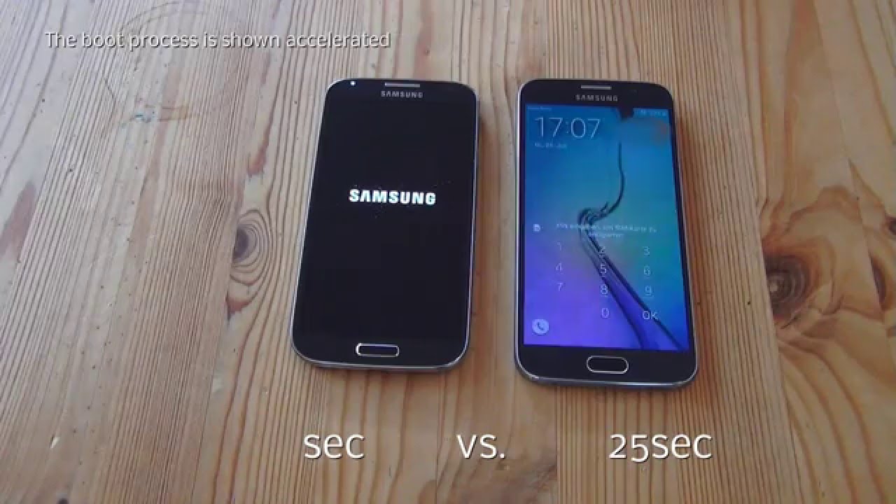 Samsung Galaxy S4 vs. S6 - 1 minute comparison - YouTube