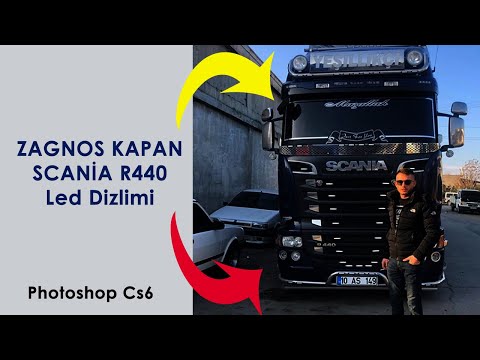 Zagnos Kapana Özel Led Dizilimi Yaptık - Photoshop Cs6