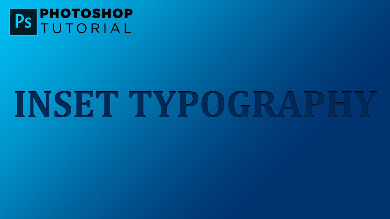 How to Add Inner Shadow to Text in Photoshop CC, CS6 | Photoshop Text ...