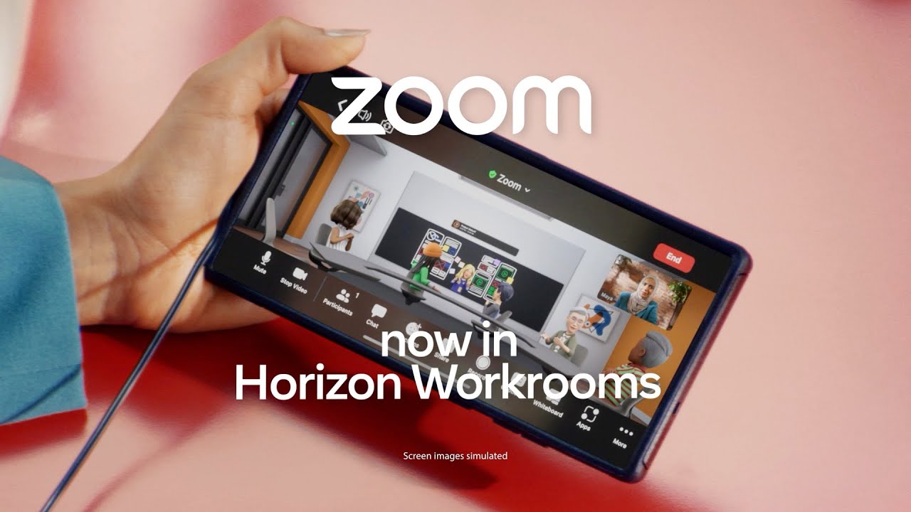 Experience Virtual Meetings with Zoom in Meta Horizon Workrooms - YouTube