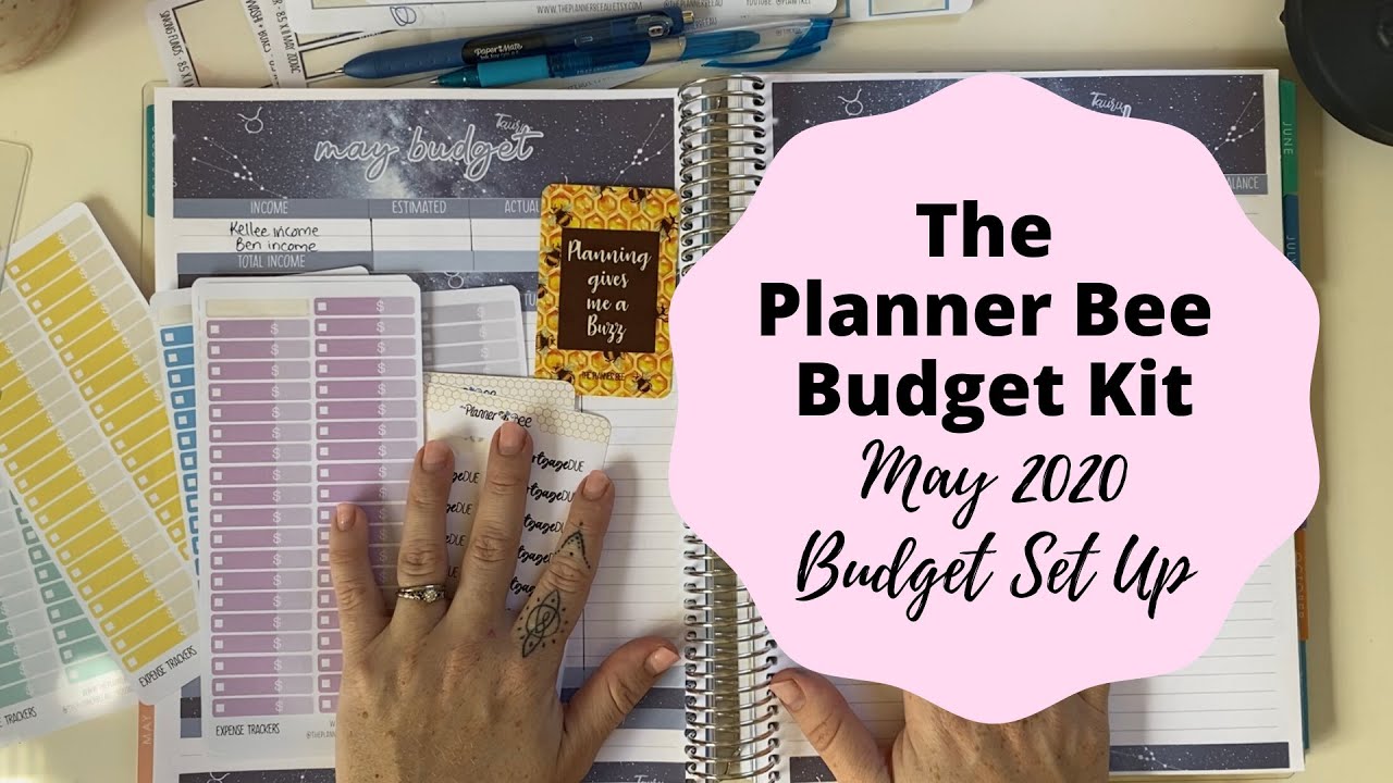 The Planner Bee Budget Kit | May 2020 Budget Set up | EC Deluxe Monthly ...