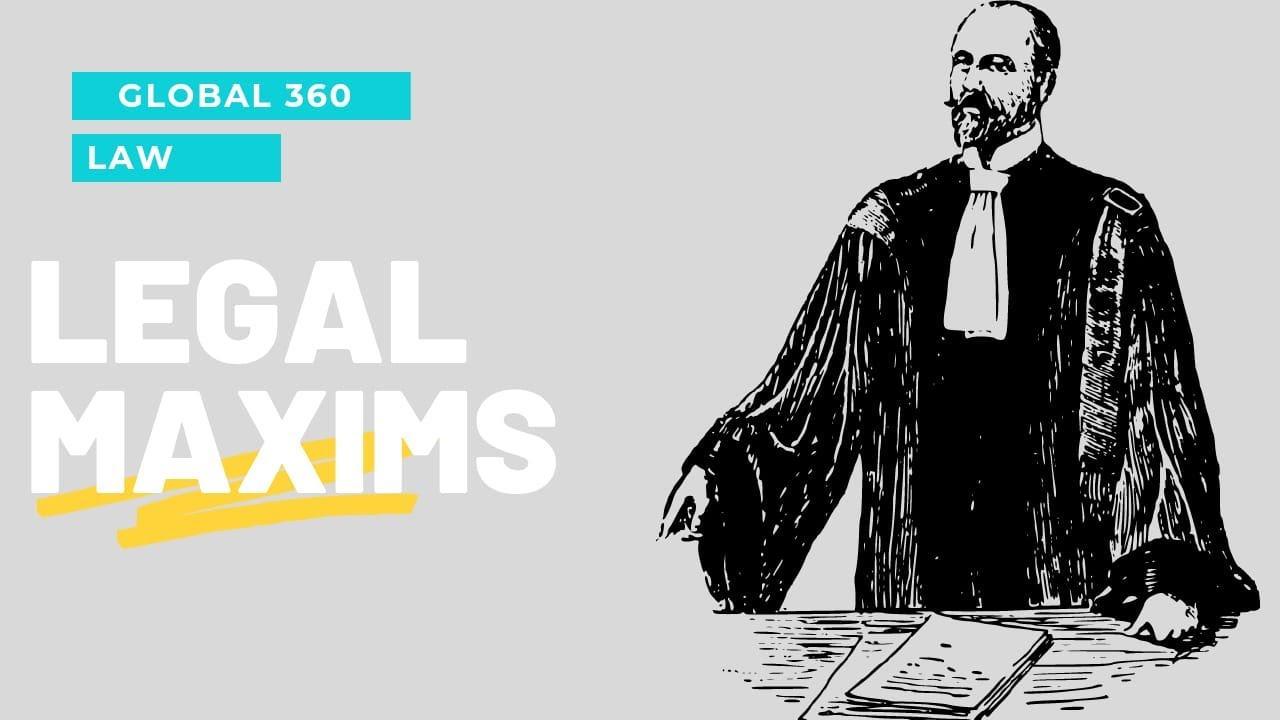 Legal Maxims | Law - YouTube