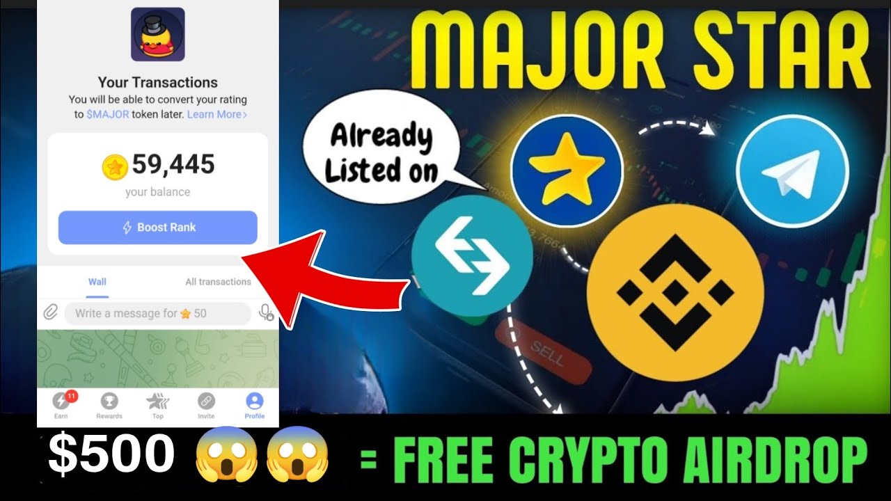 Major Airdrop Listing Date And Claim | Major Claim Airdrop | Major Coin ...