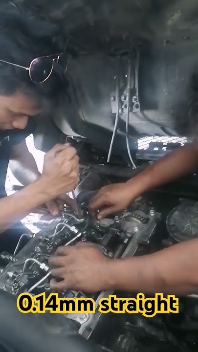 valve clearance adjustment || 4M51 - YouTube