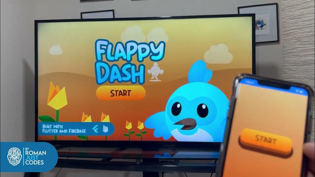 Flappy Dash for Flutter Firebase Festival - Roman Just Codes - YouTube