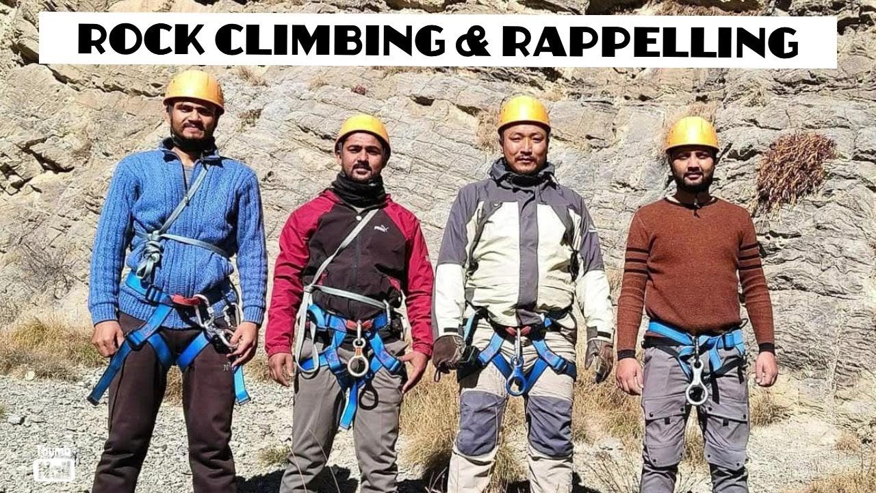 Rock Climbing and Rappelling - YouTube