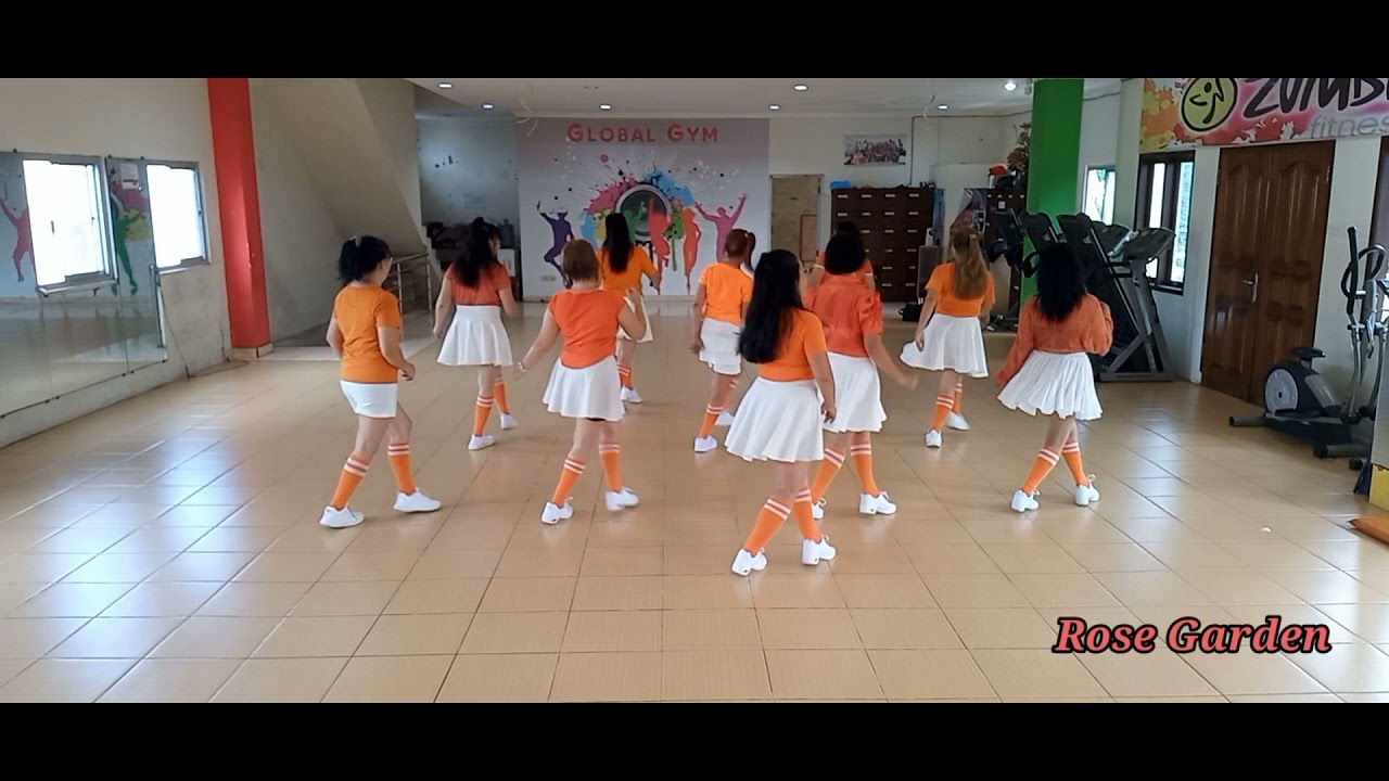 Rose Garden - Line Dance || Demo by Global Line Dance - YouTube