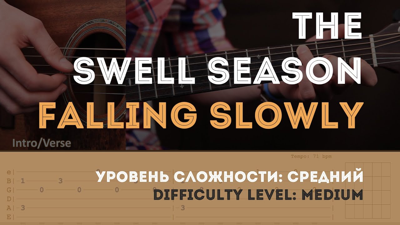 Как играть на гитаре The Swell Season - Falling Slowly (guitar tutorial ...