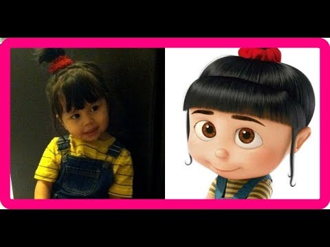 despicable me 1 & 3 Minions in real life - YouTube