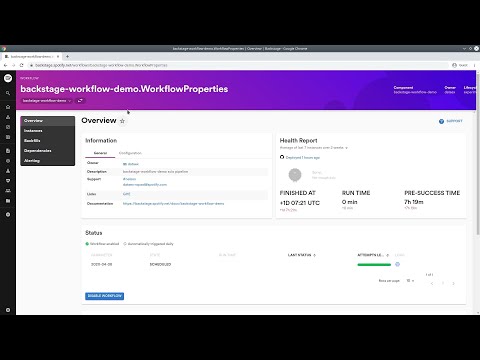 How to manage data pipelines (aka workflows) in Backstage (Demo)