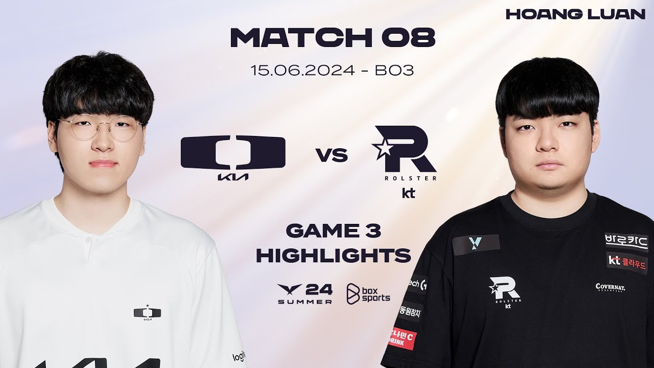 Highlights KT vs DK - Game 3 | Week 1 Day 4 | LCK Summer 2024 - YouTube