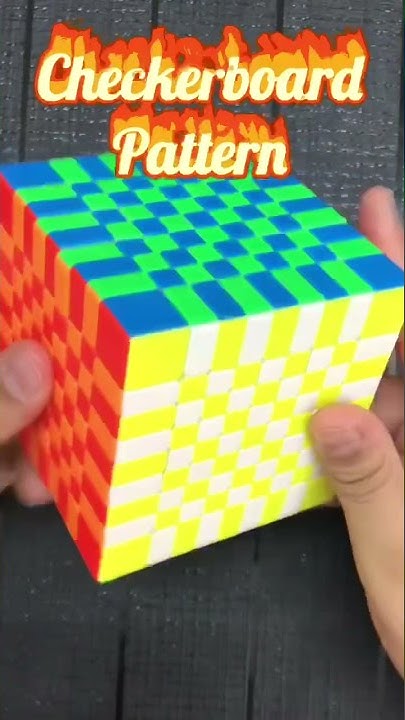 Checkerboard Pattern on the 9x9 Rubik’s Cube #shorts - YouTube