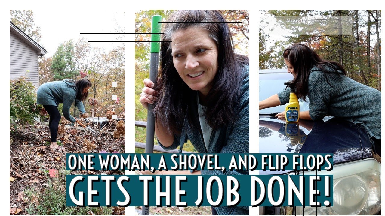 Yard chores | Fall Clean up and Deep Clean with Me - YouTube