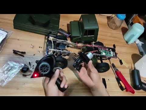 Upgrade Gearbox Dual Speed LD RC P-06 Unimog 1300L - YouTube