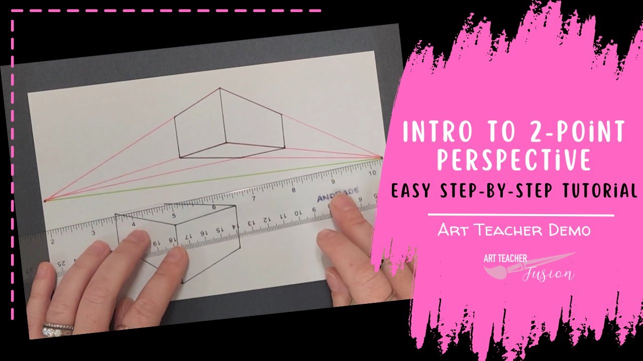 2 Point Perspective for Beginners (Easy, Step-by-Step tutorial ...