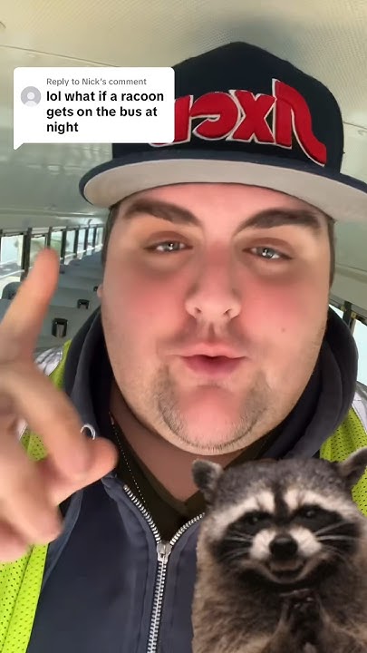 RACCOON ON A SCHOOL BUS! - YouTube