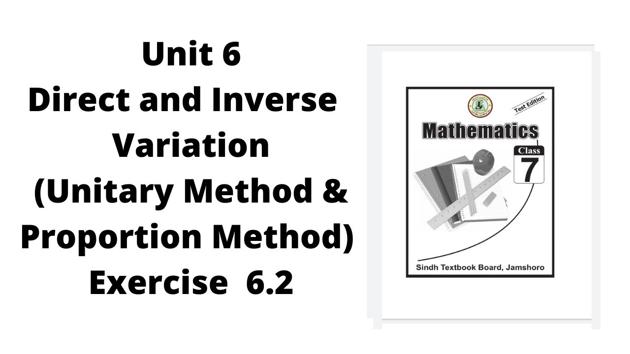 Unit 6 Direct And Inverse Variation Exercise 6 2 Solve Questions By Proportion And Unitary