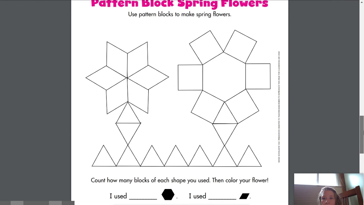 Math- Flower Shape Activity - YouTube