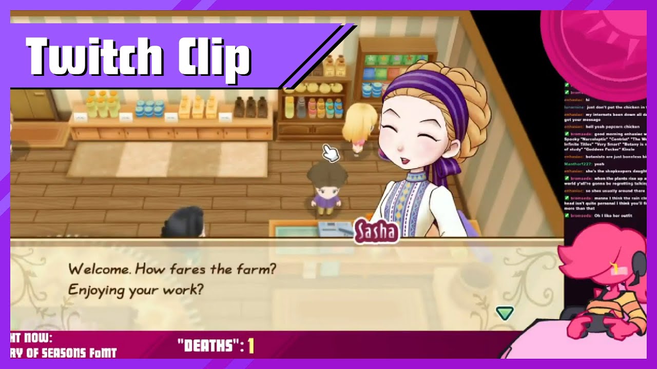 TWITCH CLIP | Kinzie and Sasha have a normal conversation - YouTube